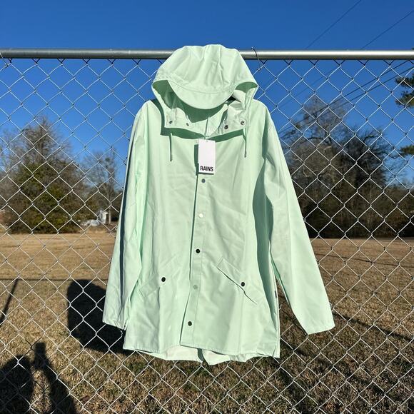 Rains | Jackets & Coats | Rains Danish Brand Spring Green Raincoat ...